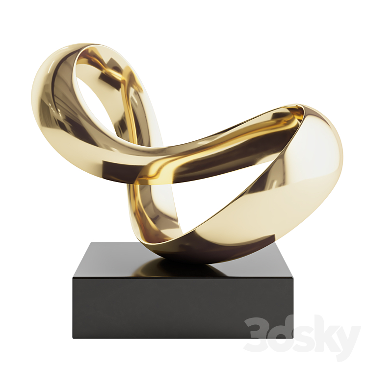 Abstract sculpture by Richard Fox - Sculpture - 3D model