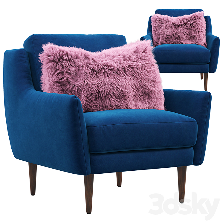 Joybird Bell Chair - Arm chair - 3D model