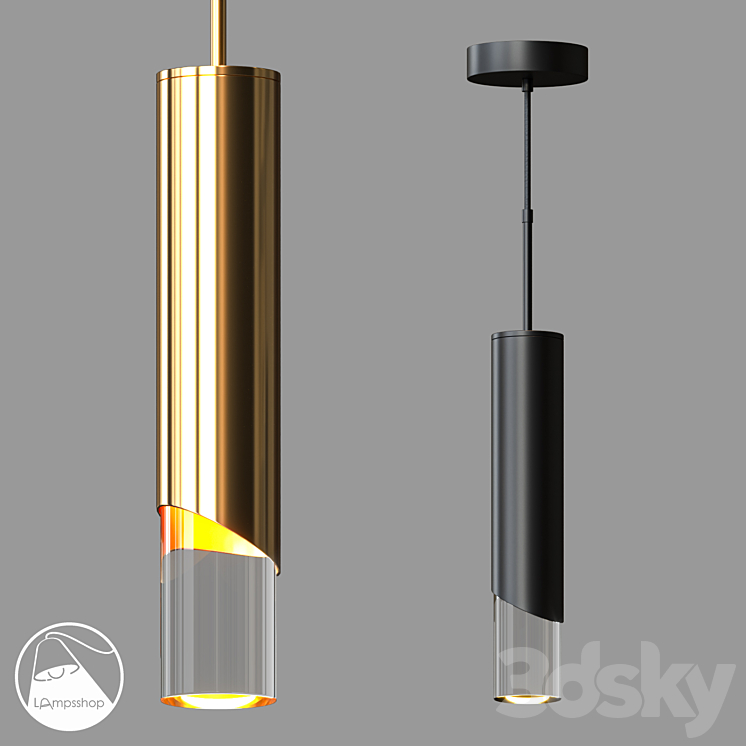 LampsShop.com PDL2190 Pendant Cody - Pendant light - 3D model
