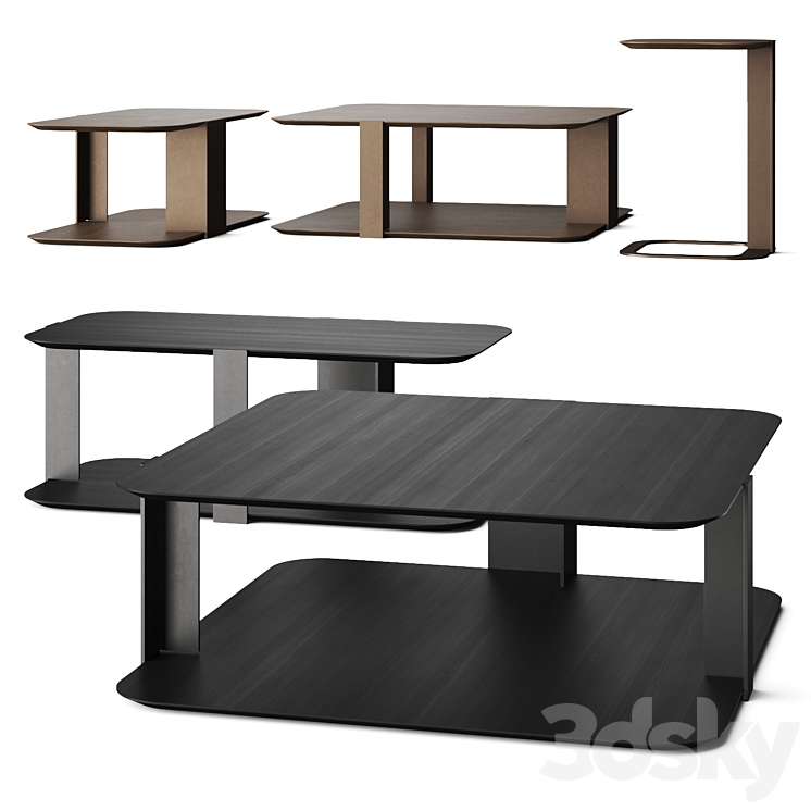 Bonaldo Paddle Coffee Tables - Table - 3D model