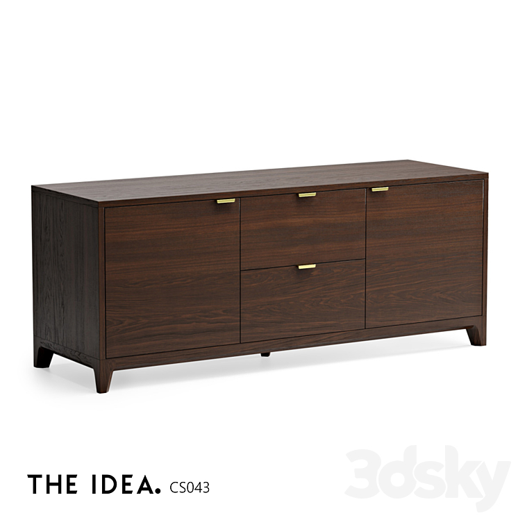 OM THE-IDEA TV stand CASE 043 - Sideboard & Chest of drawer - 3D model