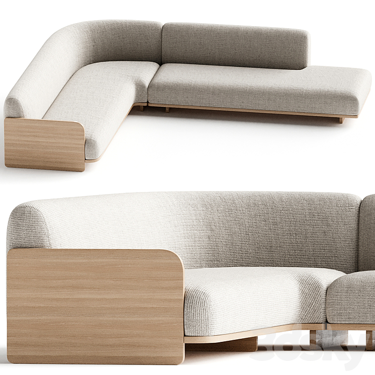 Jardan Marlo Modular E - Sofa - 3D model