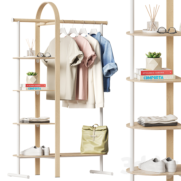 UMBRA clothes rack - Сlothes and Footwear - 3D model