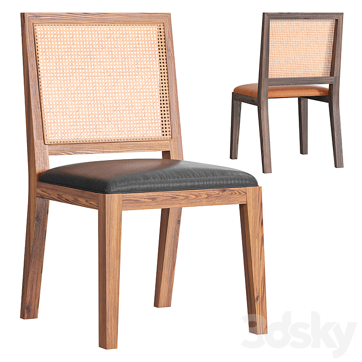 Mason Dining Side Chair - Chair - 3D model