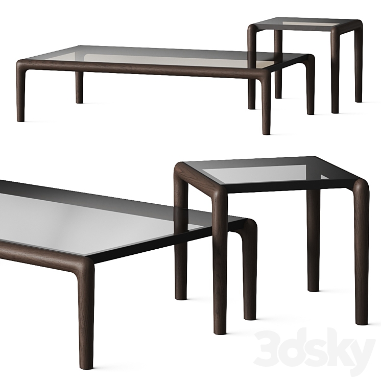 Flou Gaudi Coffee Tables - Table - 3D model