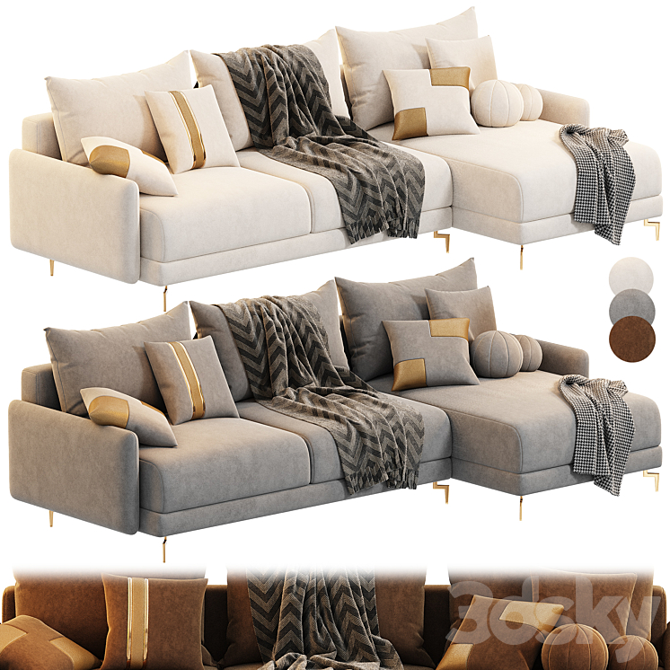 Archi Sofa by Skdesign, sofas - Sofa - 3D model