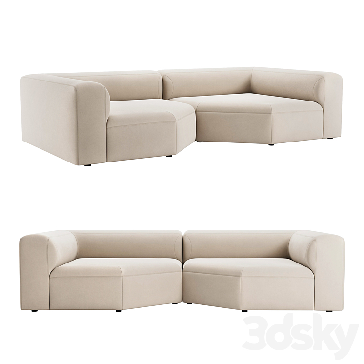 Bolia Angle 2 Module - Sofa - 3D model