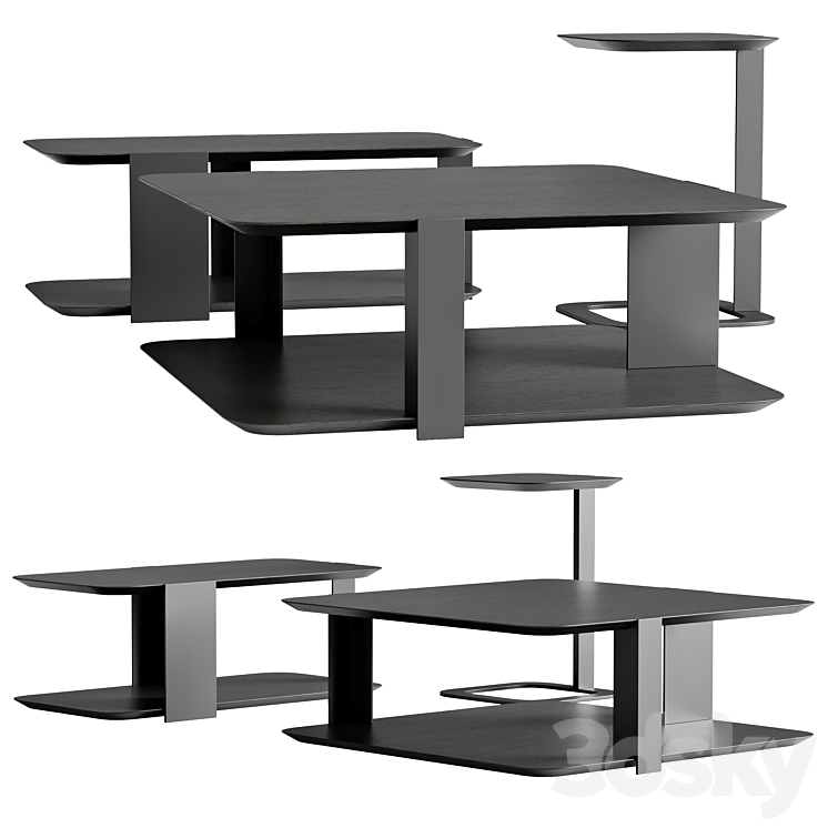 Bonaldo tables Paddle - Table - 3D model