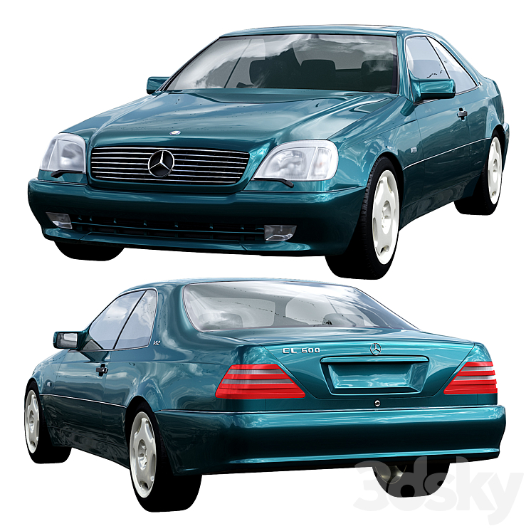 Mercedes Benz CL 600 - Ground Transport - 3D model