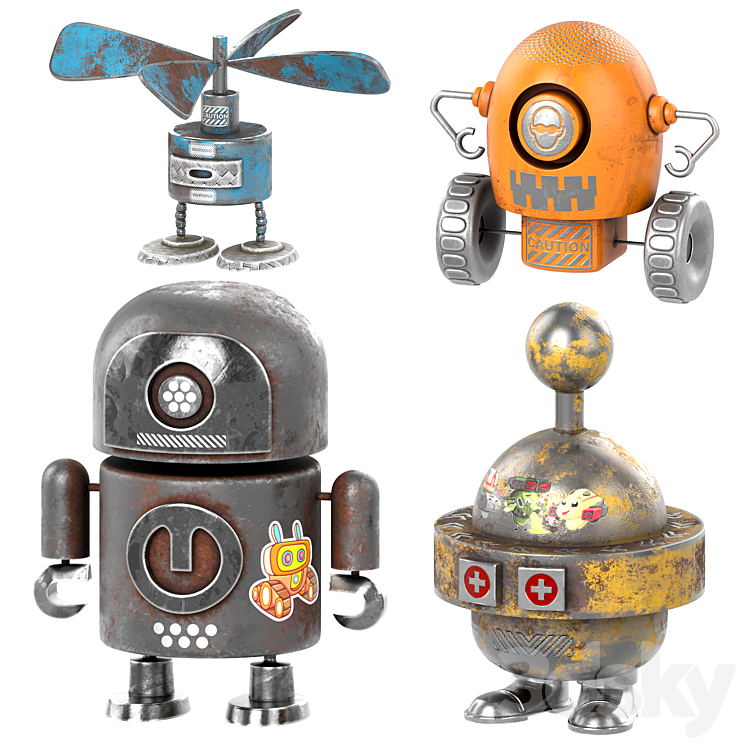 robot collection vol 05 - Toy - 3D model