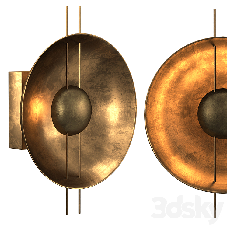 SCONCE LEO G RD-1598 - Wall light - 3D model