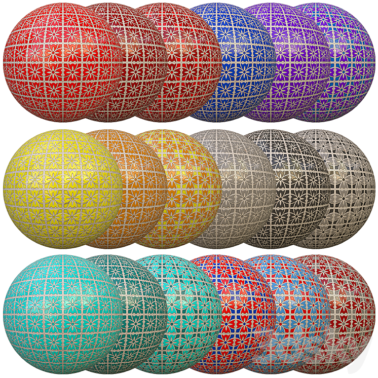 TILE-18 COLOR - Tile - 3D model