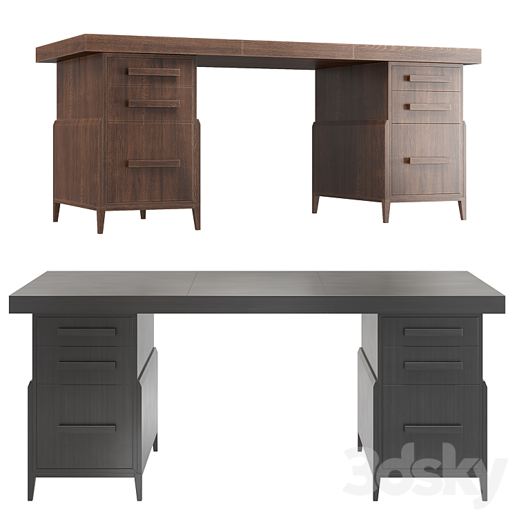 Jiun Ho Mandarin Desk - Table - 3D model