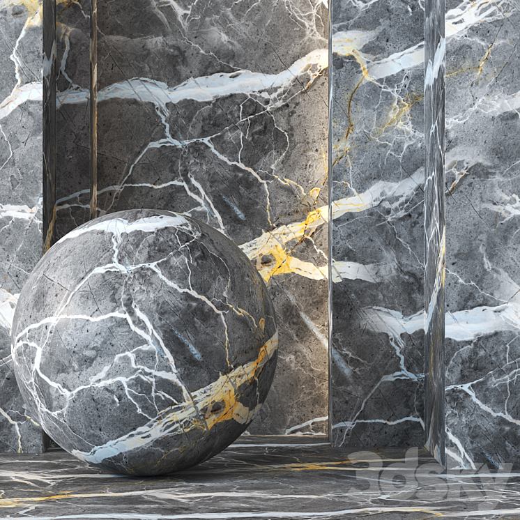 Marble Texture 4K - Seamless - Stone - 3D model
