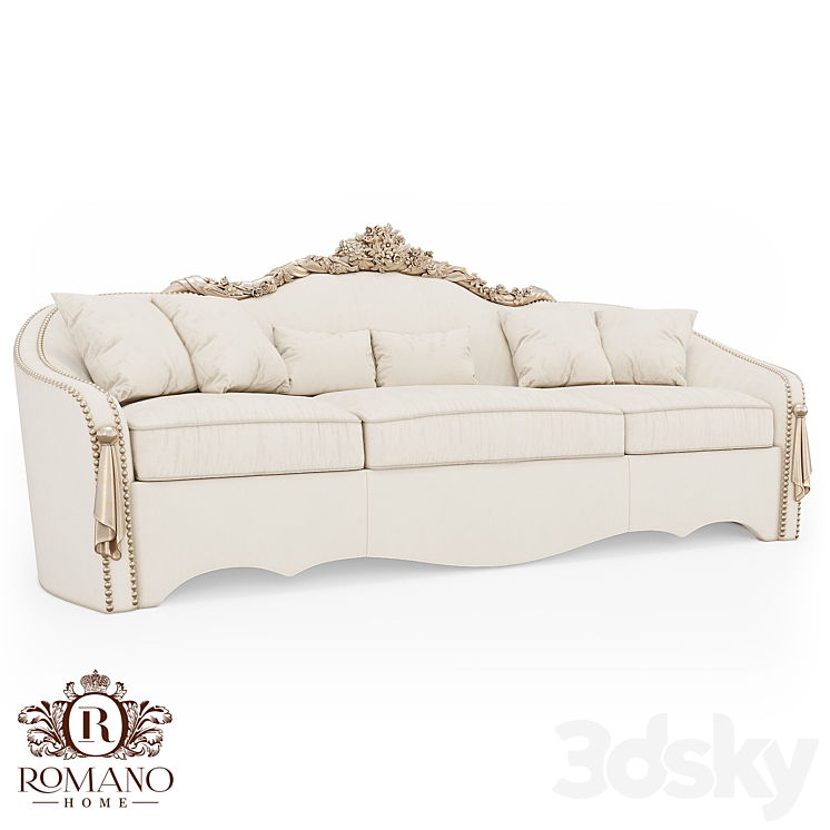 (OM) Sofa Madeleine Grand triple Romano Home - Sofa - 3D model