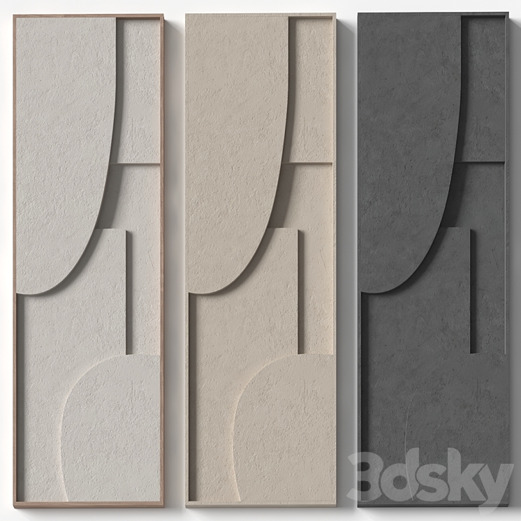 Relief artwork by Studio LDE - INTERIOR VANMIES - Frame - 3D model