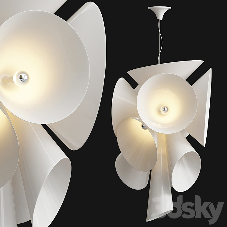 Flos nebula pendant light - Pendant light - 3D model