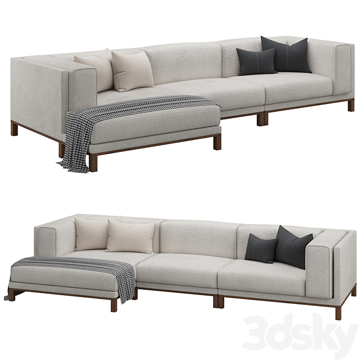 Bolia Cozy Modular Sofa - Sofa - 3D model
