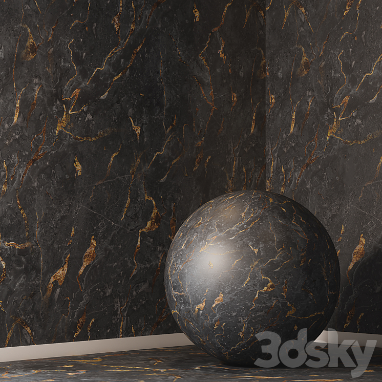 Decorative Stone 17 - Seamless 4K Texture - Stone - 3D model