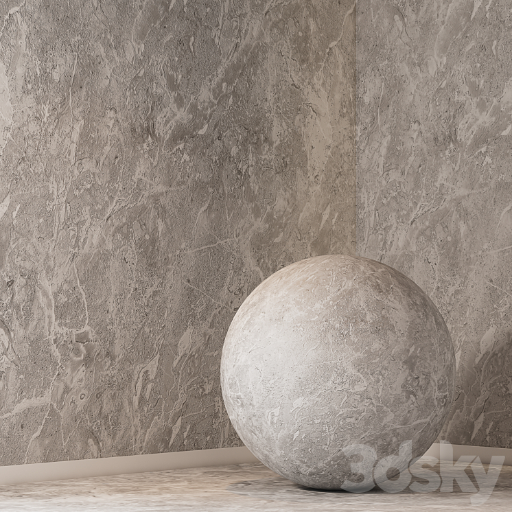 Decorative Stone 20 - Seamless 4K Texture - Stone - 3D model