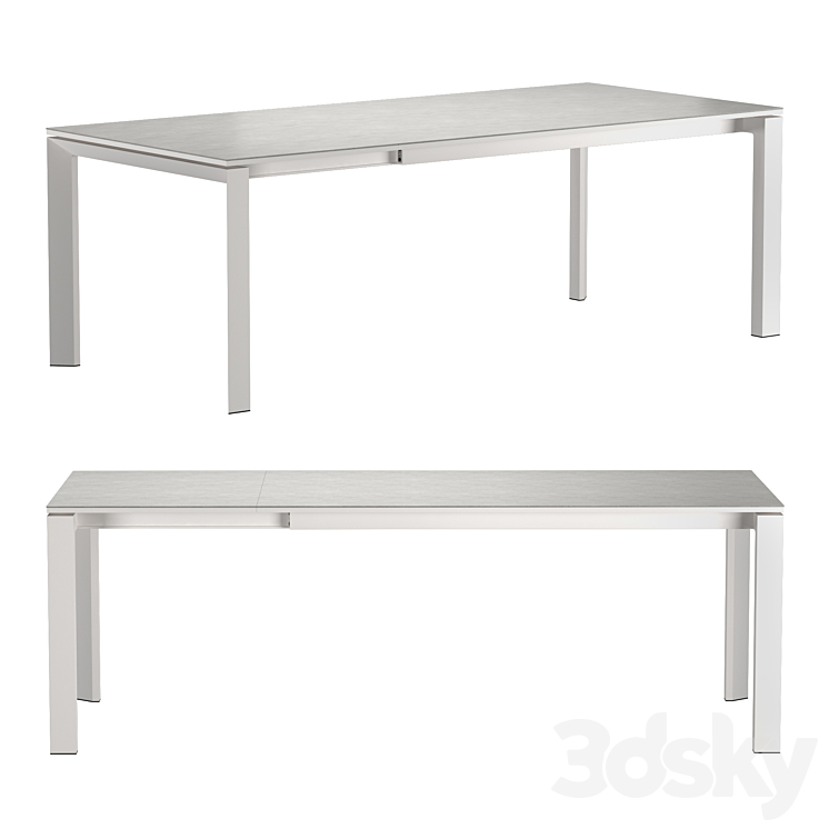 Houston Outdoor Extension Dining Table - Table - 3D model