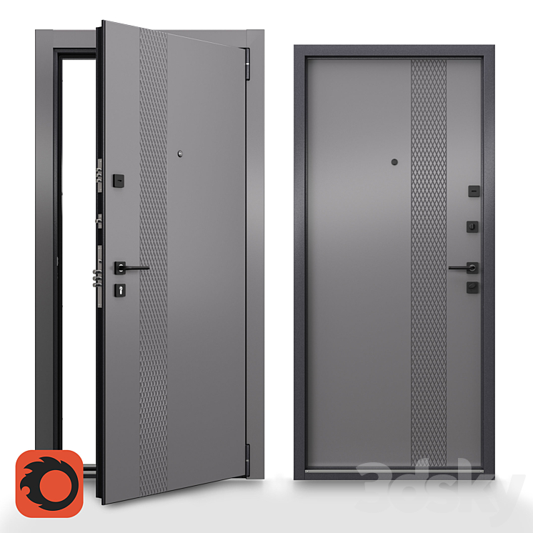 OM Delta PRO D-DL2 - Doors - 3D model