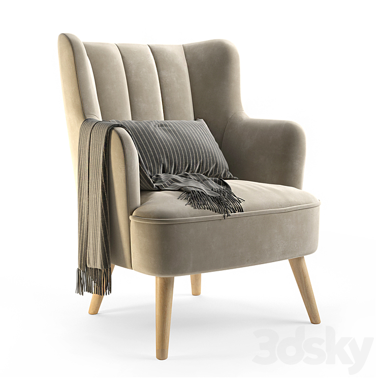Larni from divan.ru - Arm chair - 3D model