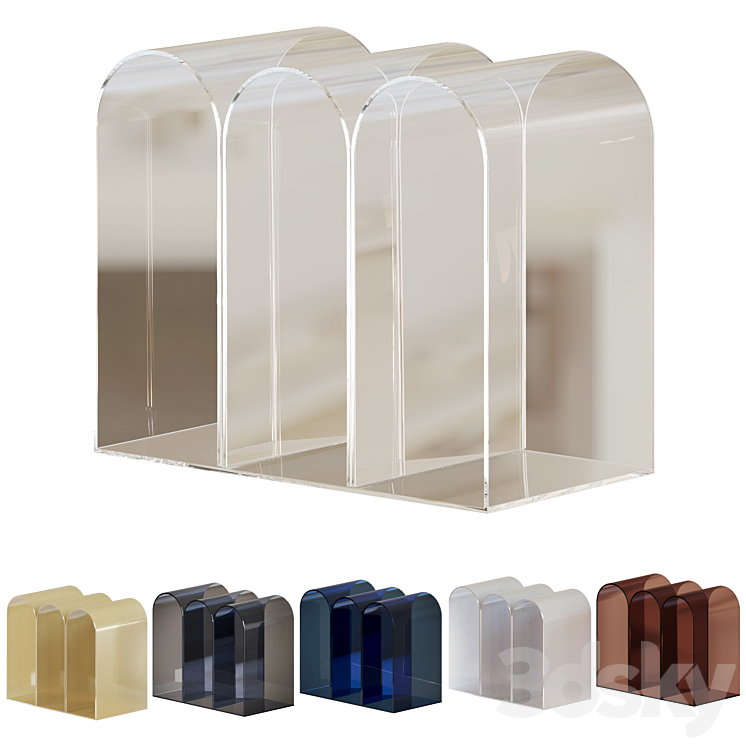 Modern Acrylic Magazine storage - Other - 3D model
