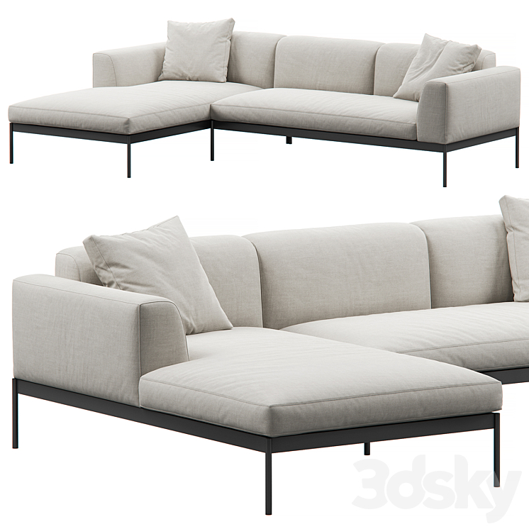 Department Sofa by Natadora - Sofa - 3D model