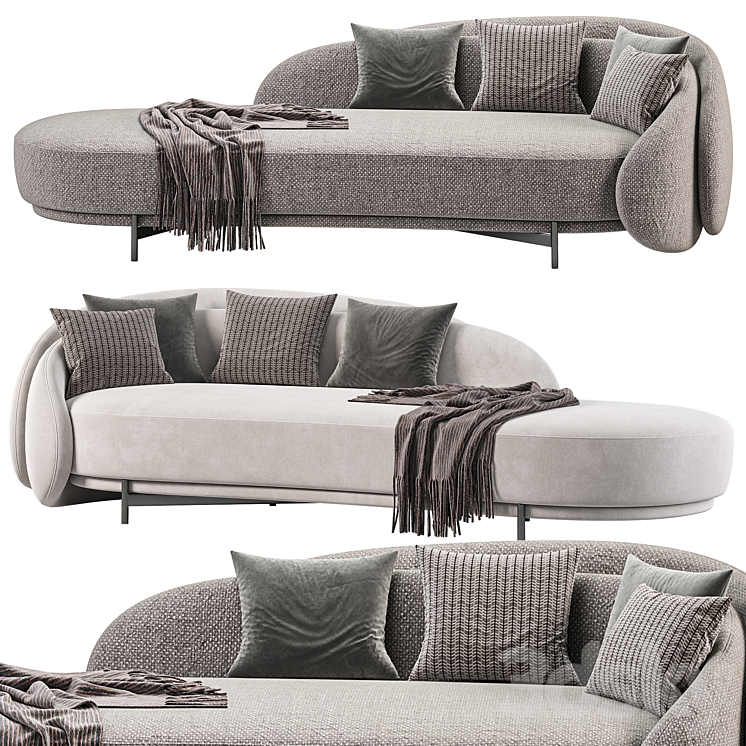 LAYERED BACK Sofa - Sofa - 3D model