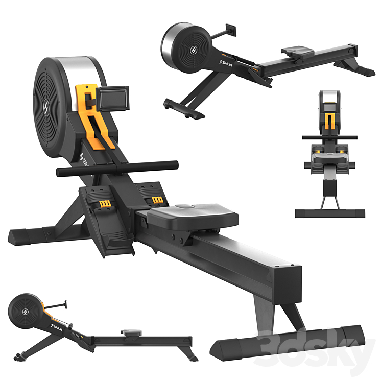 Rowing machine SHUA SH-8100R - Sports - 3D model