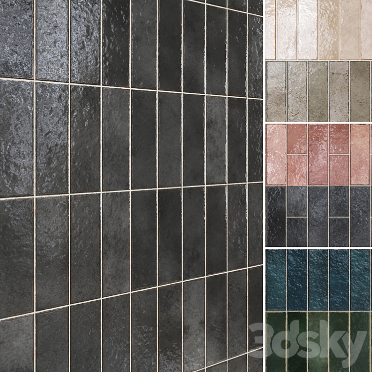 Ceramic Tiles Set 010 - Tile - 3D model