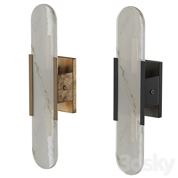 Dune_Corner - Wall light - 3D model