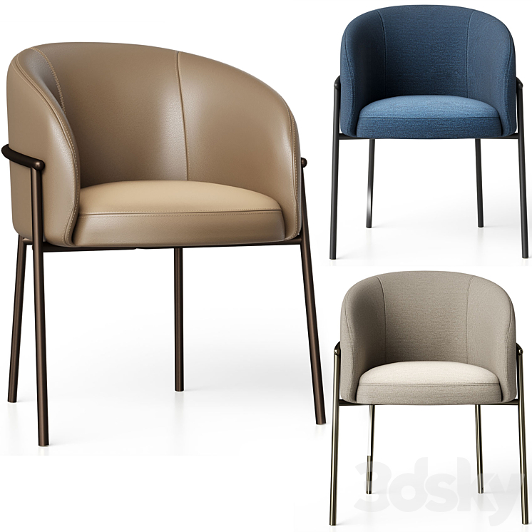 Rimo by Parla - Chair - 3D model