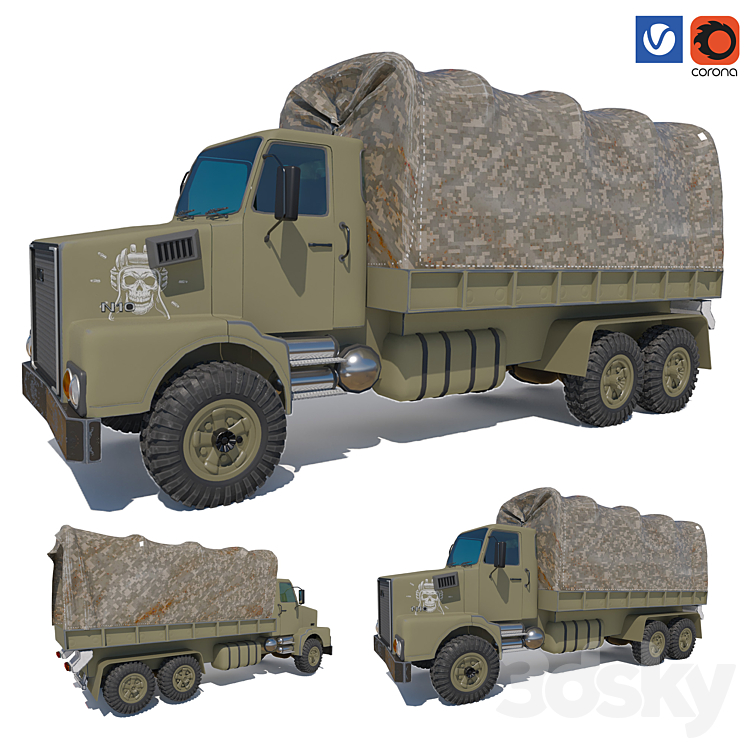 MILITARY VOLVO N10 - Ground Transport - 3D model