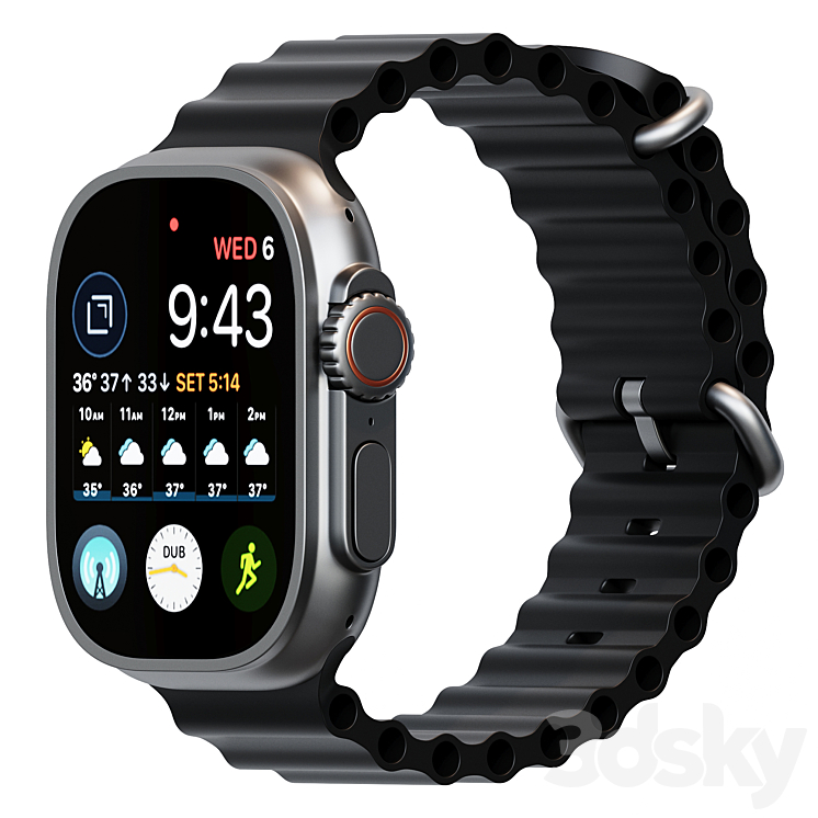 I Watch 3d Model - Watches & Clocks - 3D model