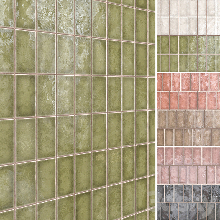 Ceramic Tiles Set 020 - Tile - 3D model
