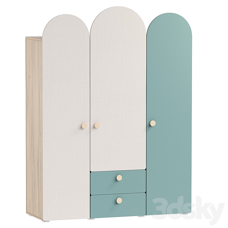Archi-3 Swing cabinet Archi-3 Greenish Irish - Wardrobe & Display ...