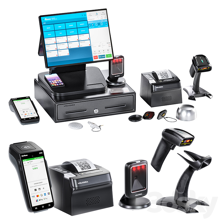 Pos Terminal 2 - Shop - 3D model