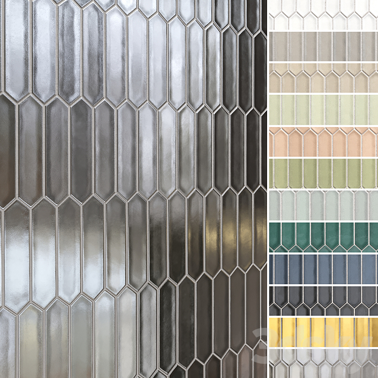 Ceramic Tiles Set 029 - Tile - 3D model