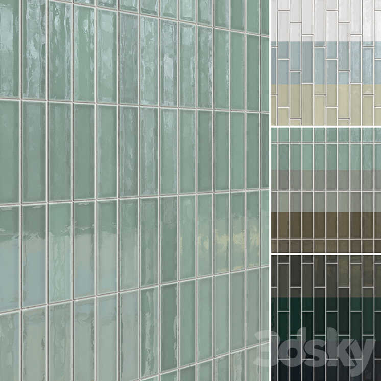 Ceramic Tiles Set 033 - Tile - 3D model