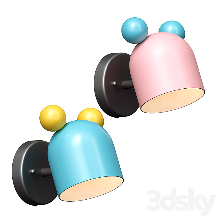 Teddy Wall - Wall light - 3D model