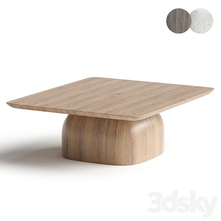 April Table set of 3 tables in Oak, Ash and Birch by Alfredo Häberli ...