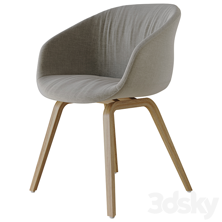 chair AaC 23 soft by Hay - Chair - 3D model
