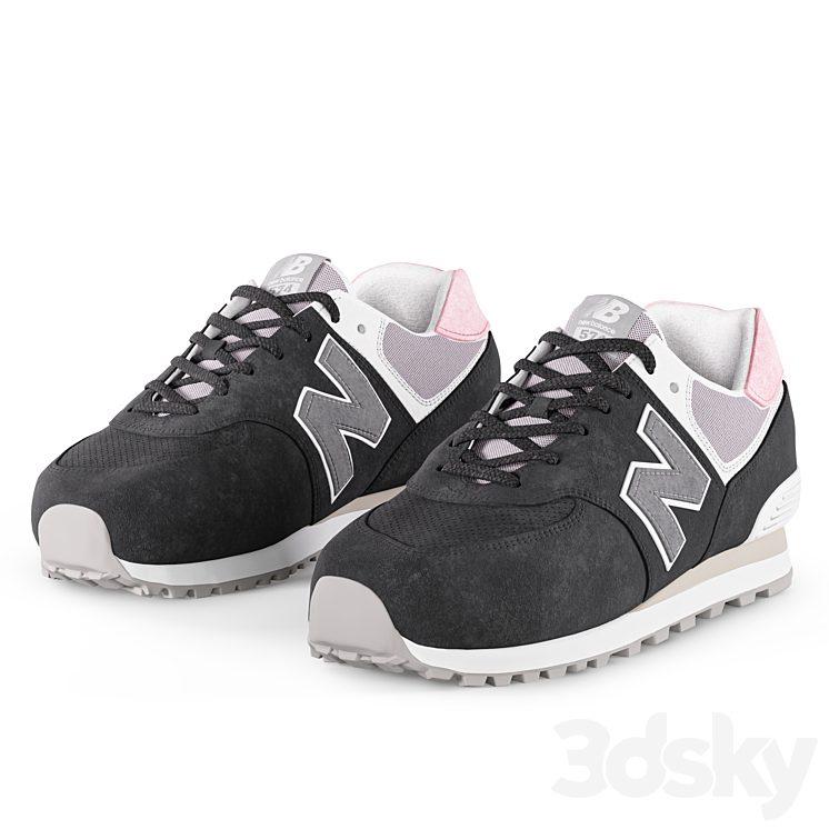 New Balance 574 Sneakers - Сlothes and Footwear - 3D model