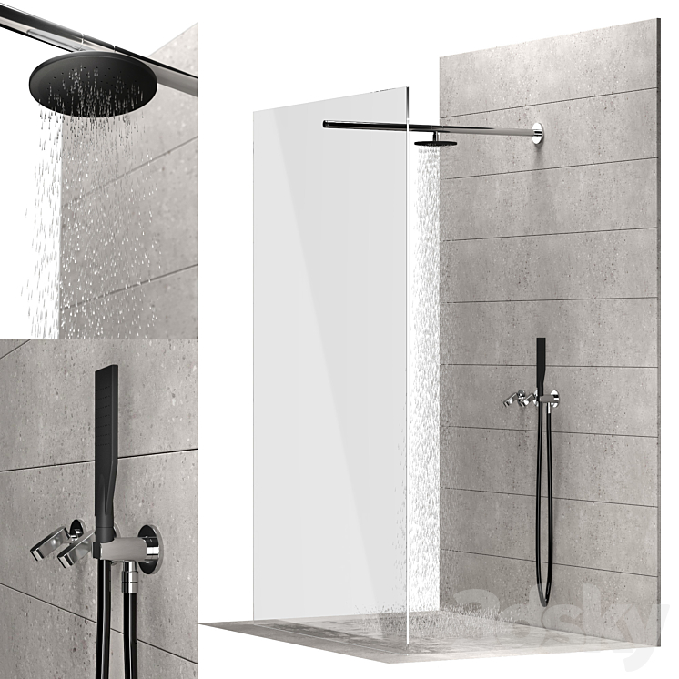 Agape Kaa Shower - Shower - 3D model