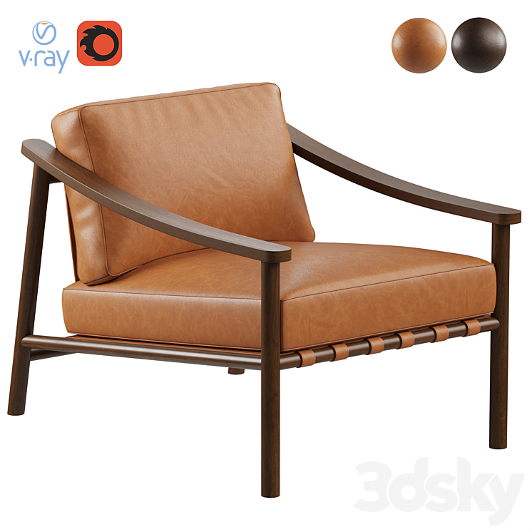 Rocco Armchair - Arm chair - 3D model