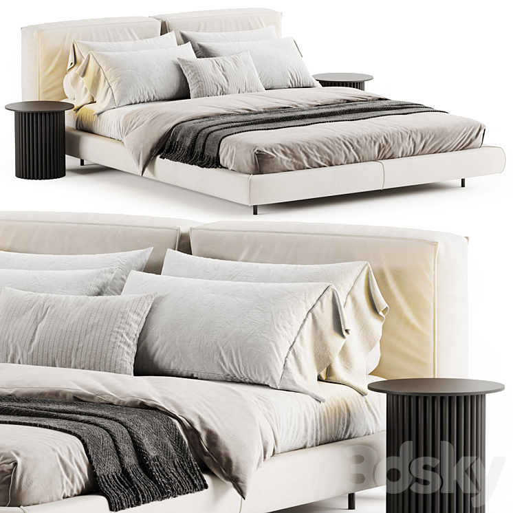 Zenit Bed by Desiree - Bed - 3D model