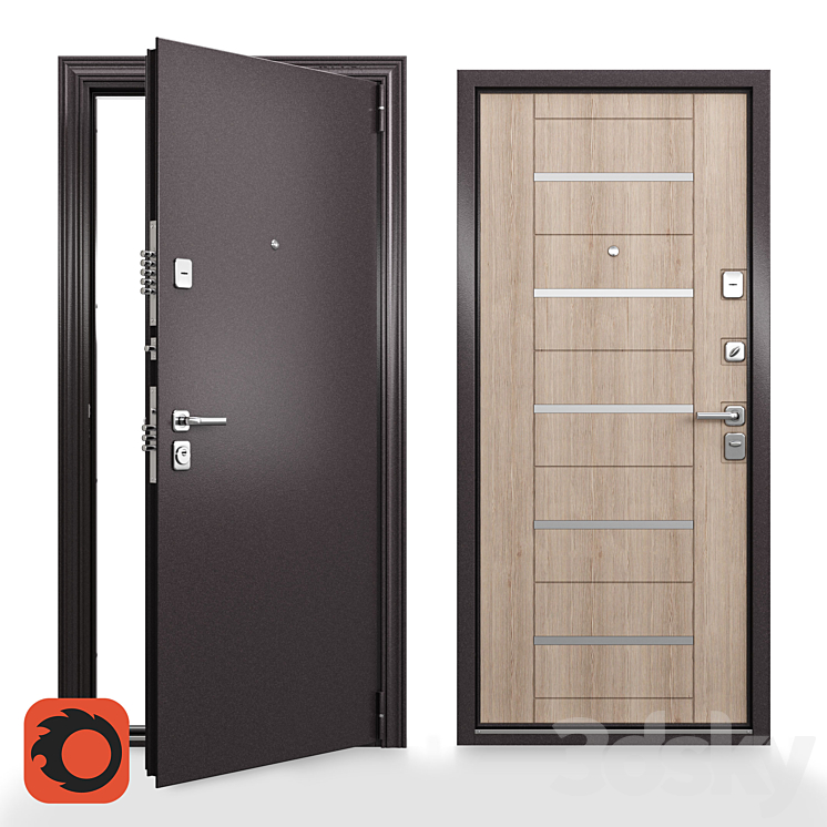 OM SUPER OMEGA PRO PC-W1 - Doors - 3D model