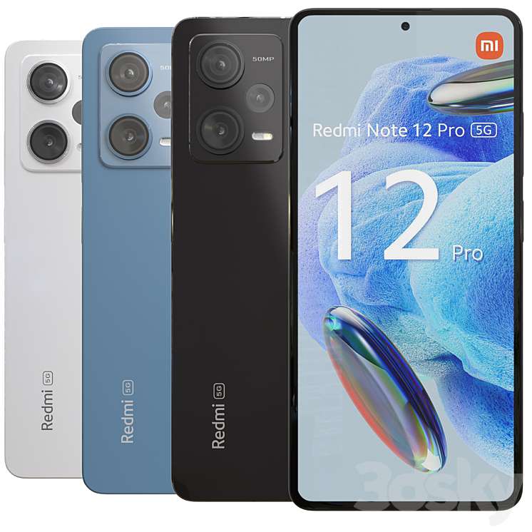 redmi note 12 pro 5g - Phones - 3D model